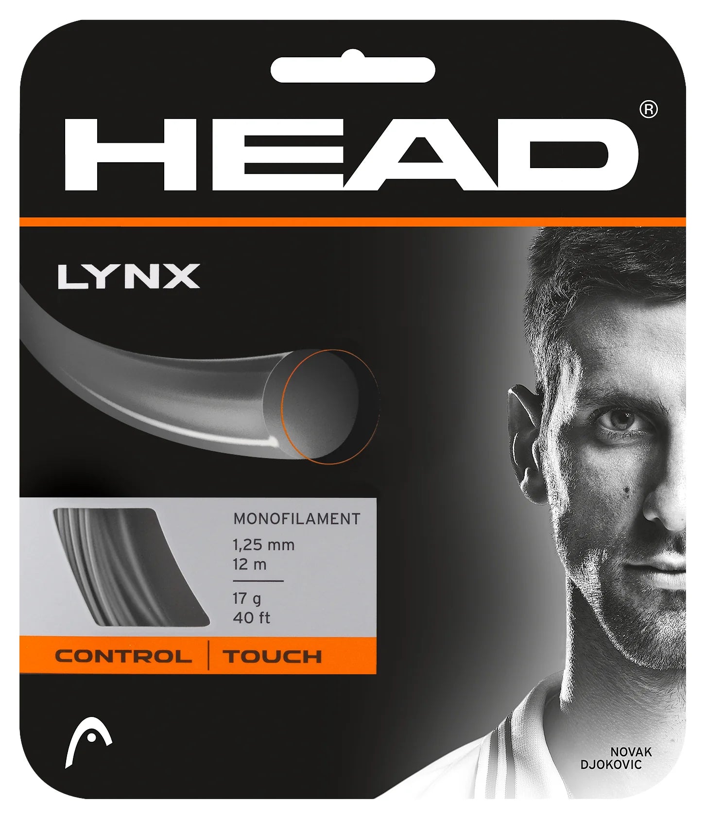Head Lynx Tennis String (Anthracite)